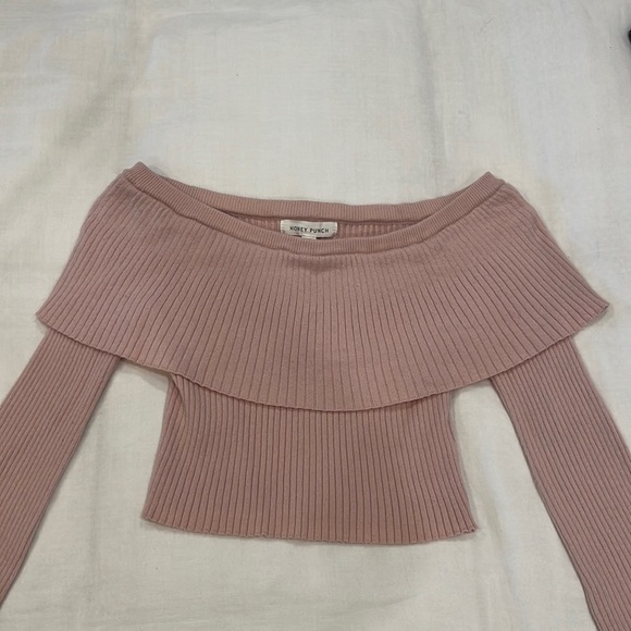 Honey Punch | Tops | Vintage Style Crop Sweater | Poshmark